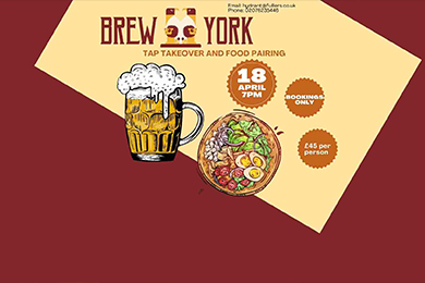 Brew York Tap Takeover and Food Pairing | The Hydrant